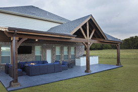 Patio Cover Staining Portfolio | Texas Best Stain
